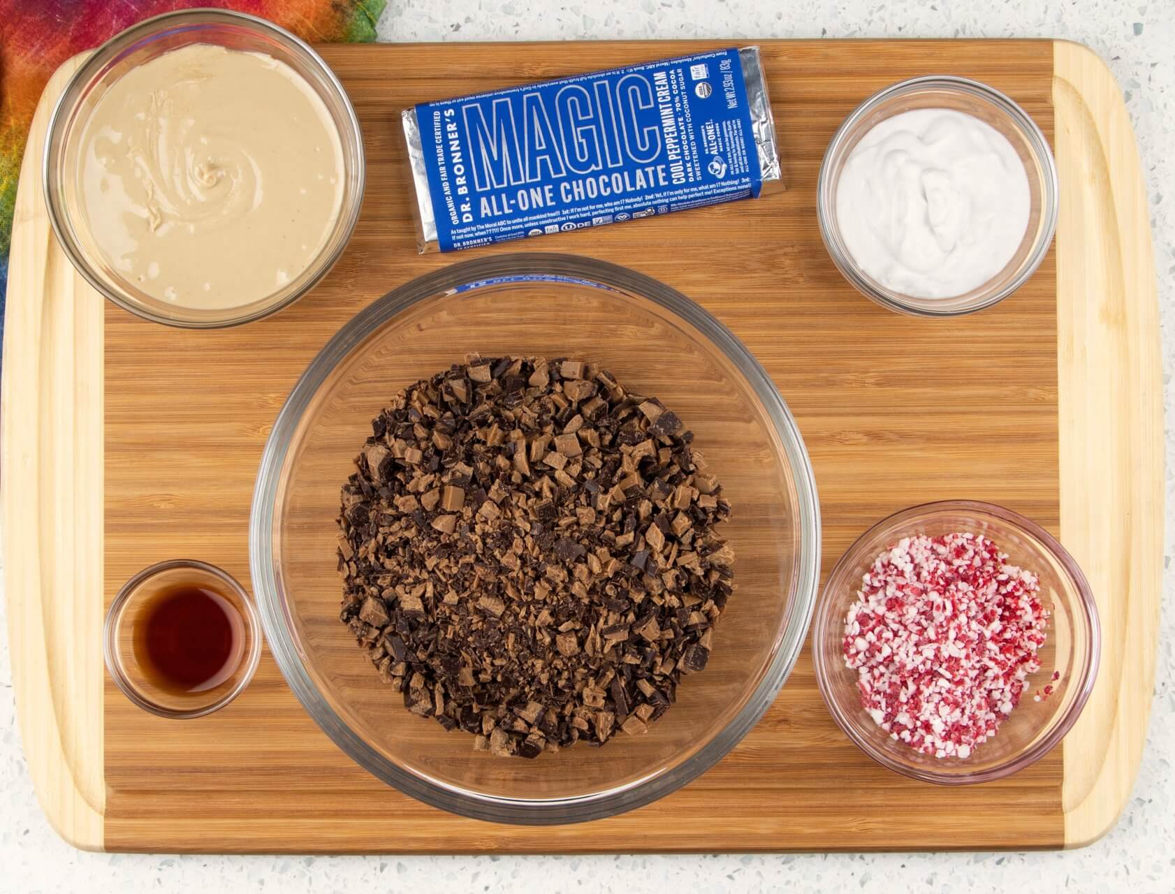 Cool Peppermint Cream Holiday Fudge | Dr. Bronner's